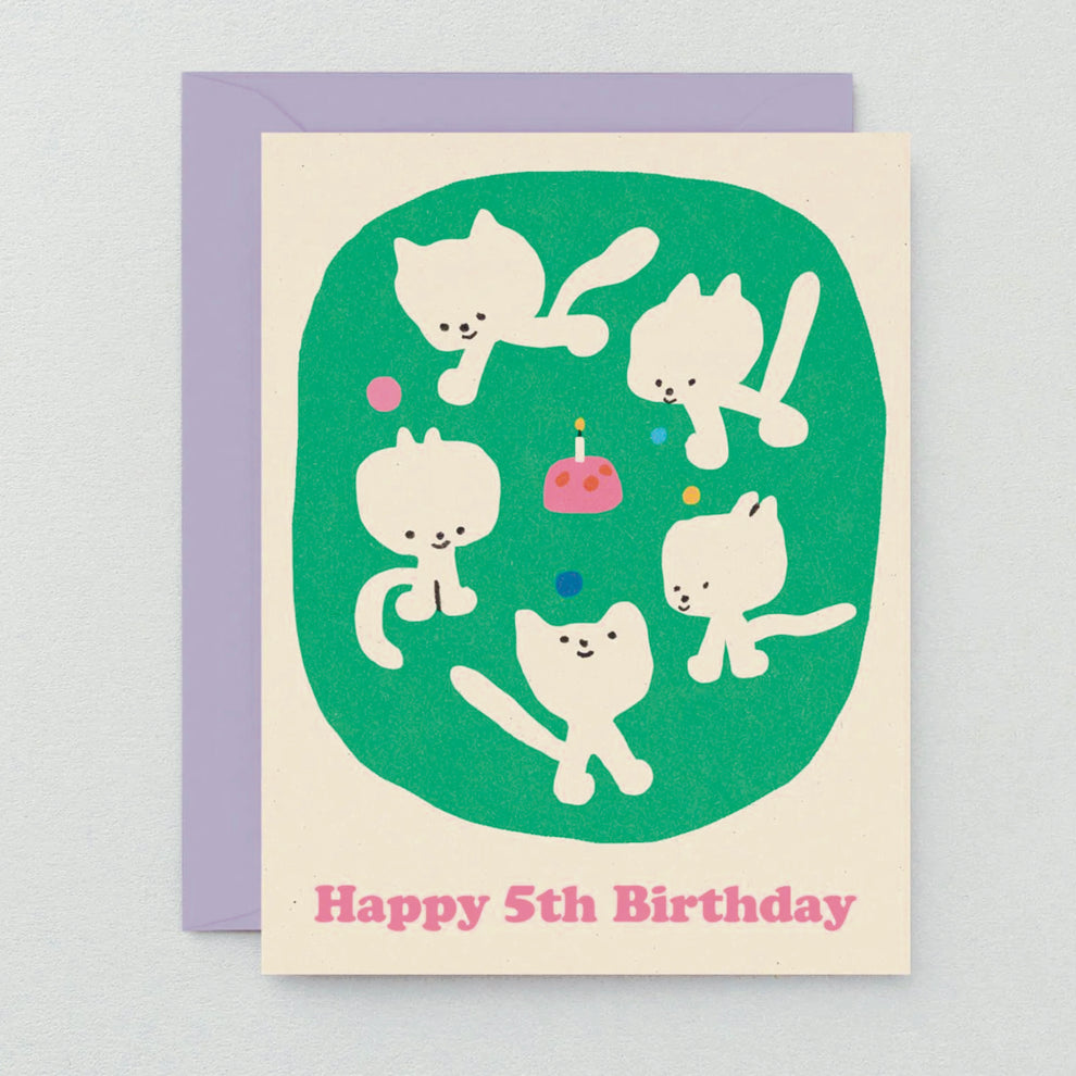 Happy 5th Birthday Card – Goldies Store Melbourne